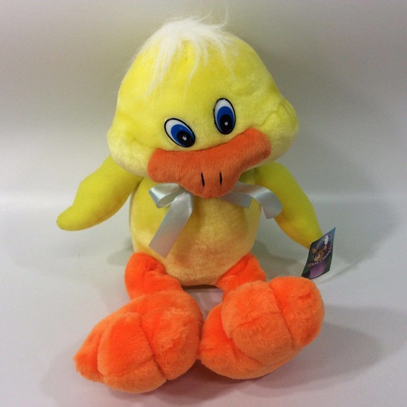 Toy Works | Toys | Toy Works Brand Duck Plush Yellow Orange 6 Toy Works ...